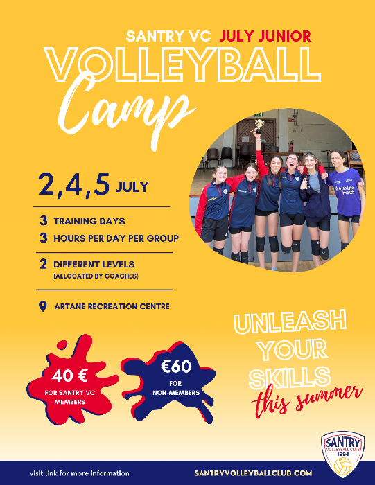 Summer Junior Camp :: Santry Volleyball Club